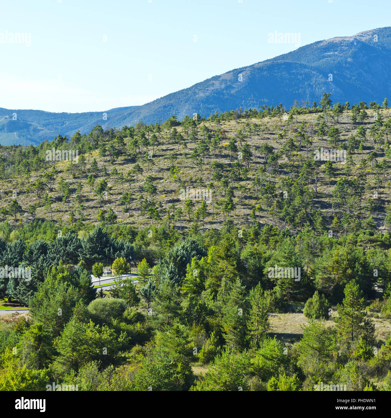 Alpine landscape in southeastern France Stock Photo - Alamy