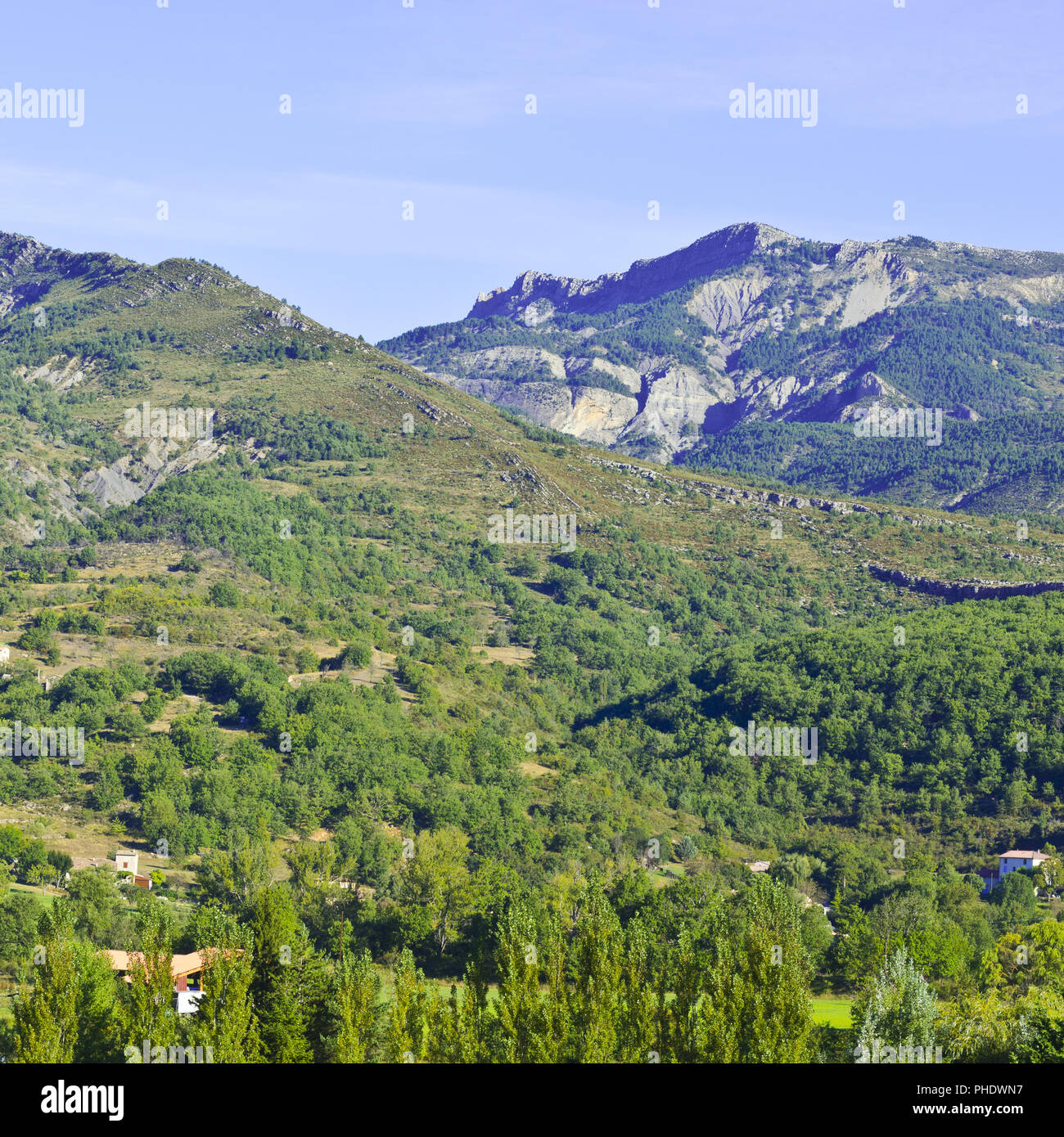 Alpine landscape in southeastern France Stock Photo - Alamy