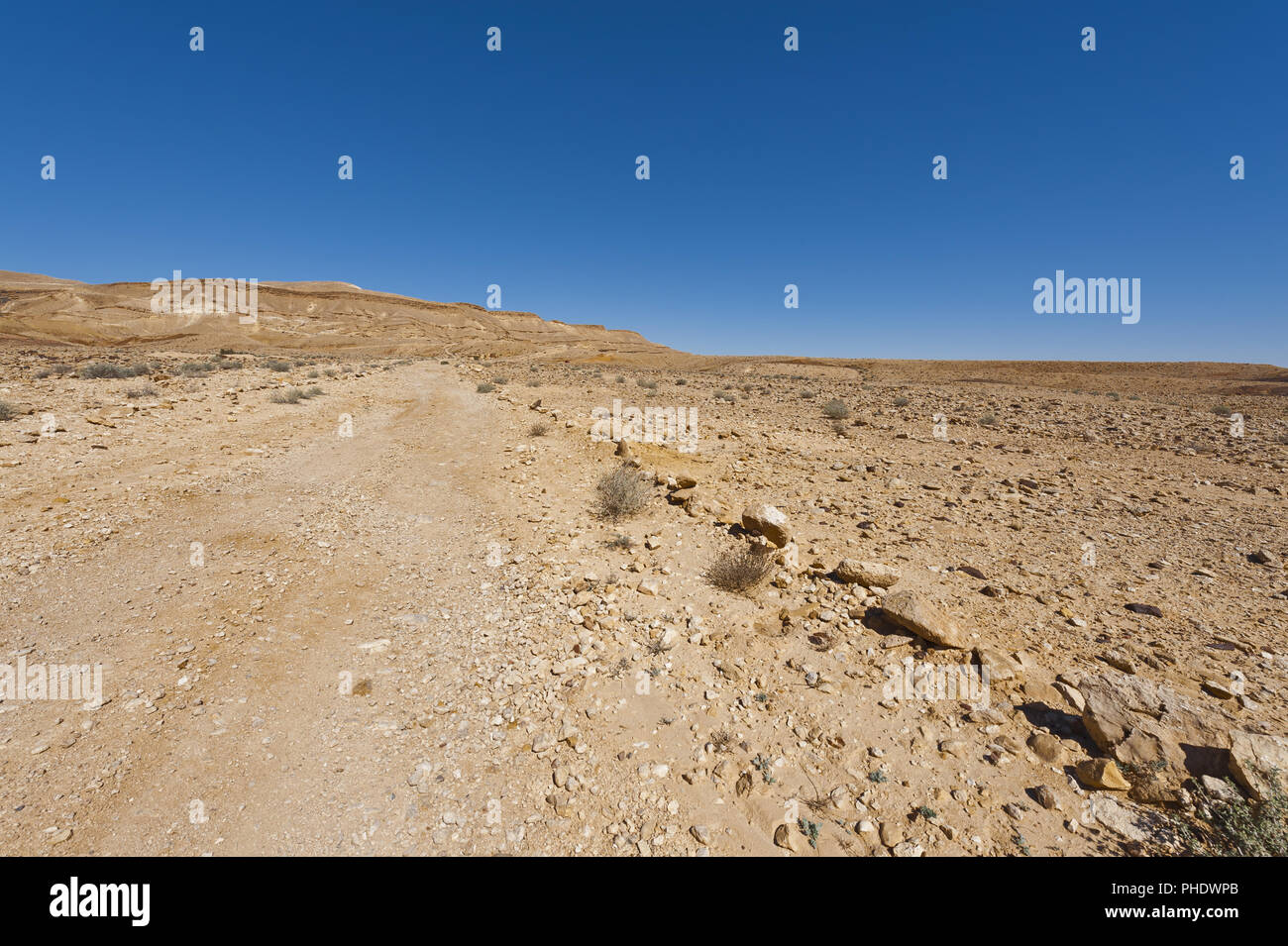 Landscape of the desert in Israel Stock Photo - Alamy