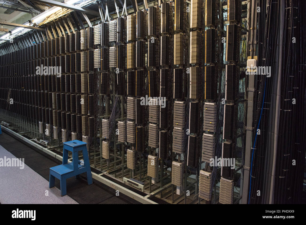 Retro telephone exchange Stock Photo - Alamy