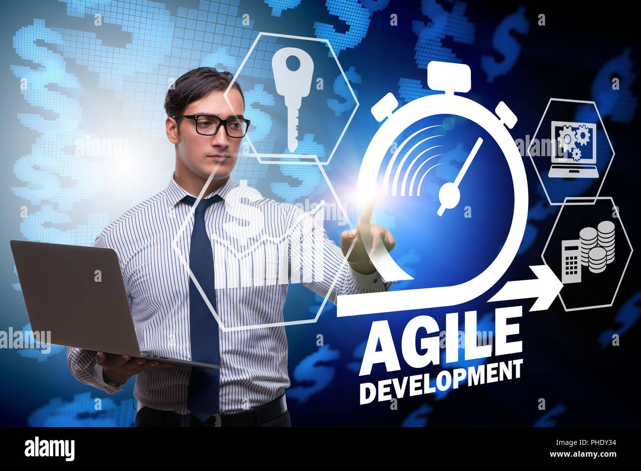 Concept of agile software development Stock Photo - Alamy