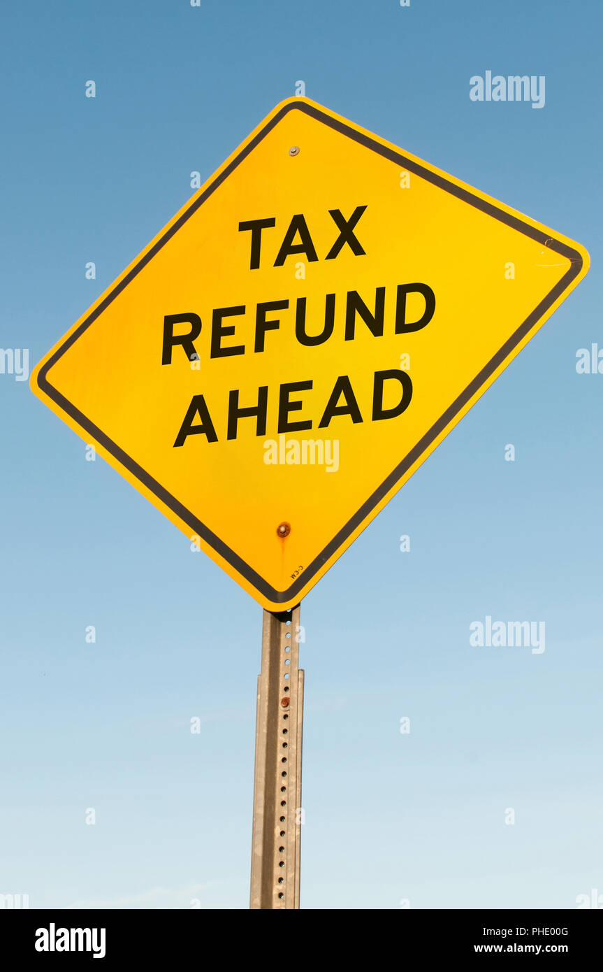 Tax refund ahead hi-res stock photography and images - Alamy