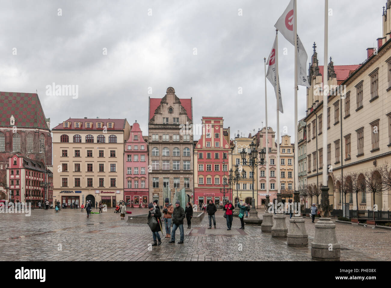 At the Rynek in Wroclaw Stock Photo - Alamy