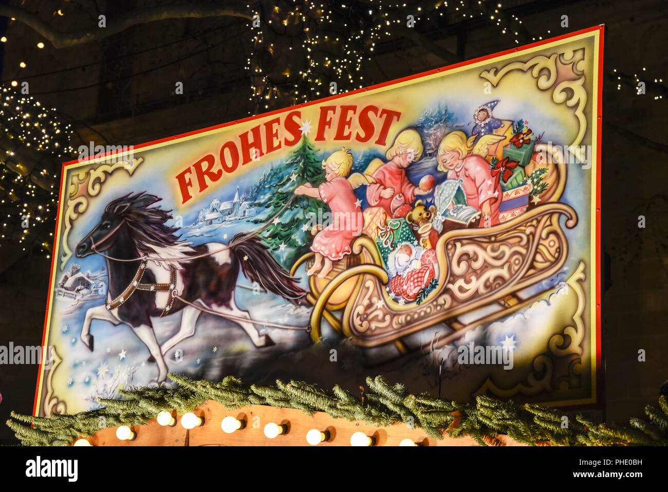 German christmas market signs hi-res stock photography and images - Alamy