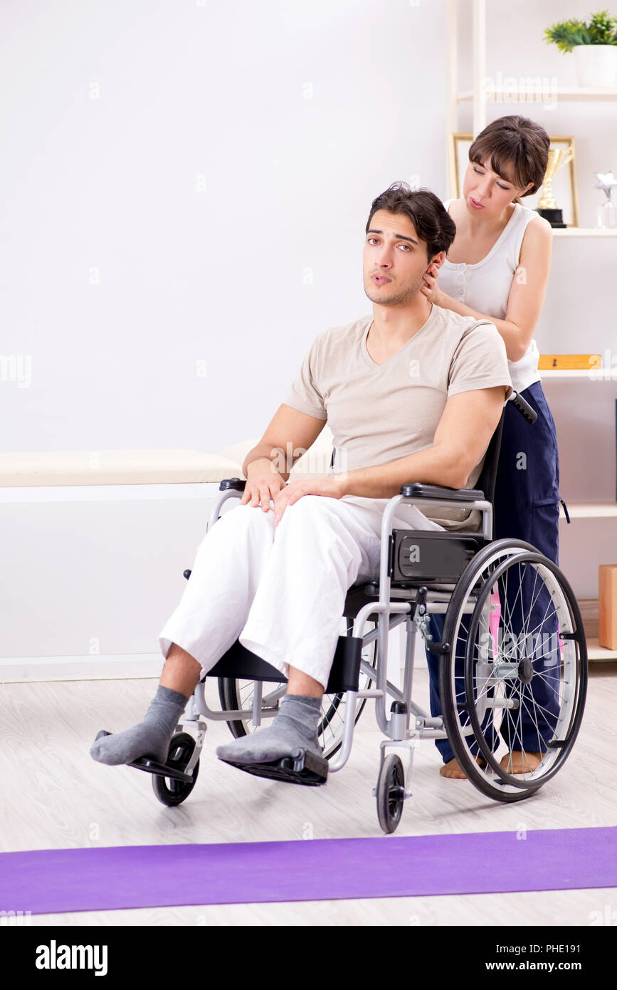 Patient recovering in hospital after injury trauma Stock Photo - Alamy