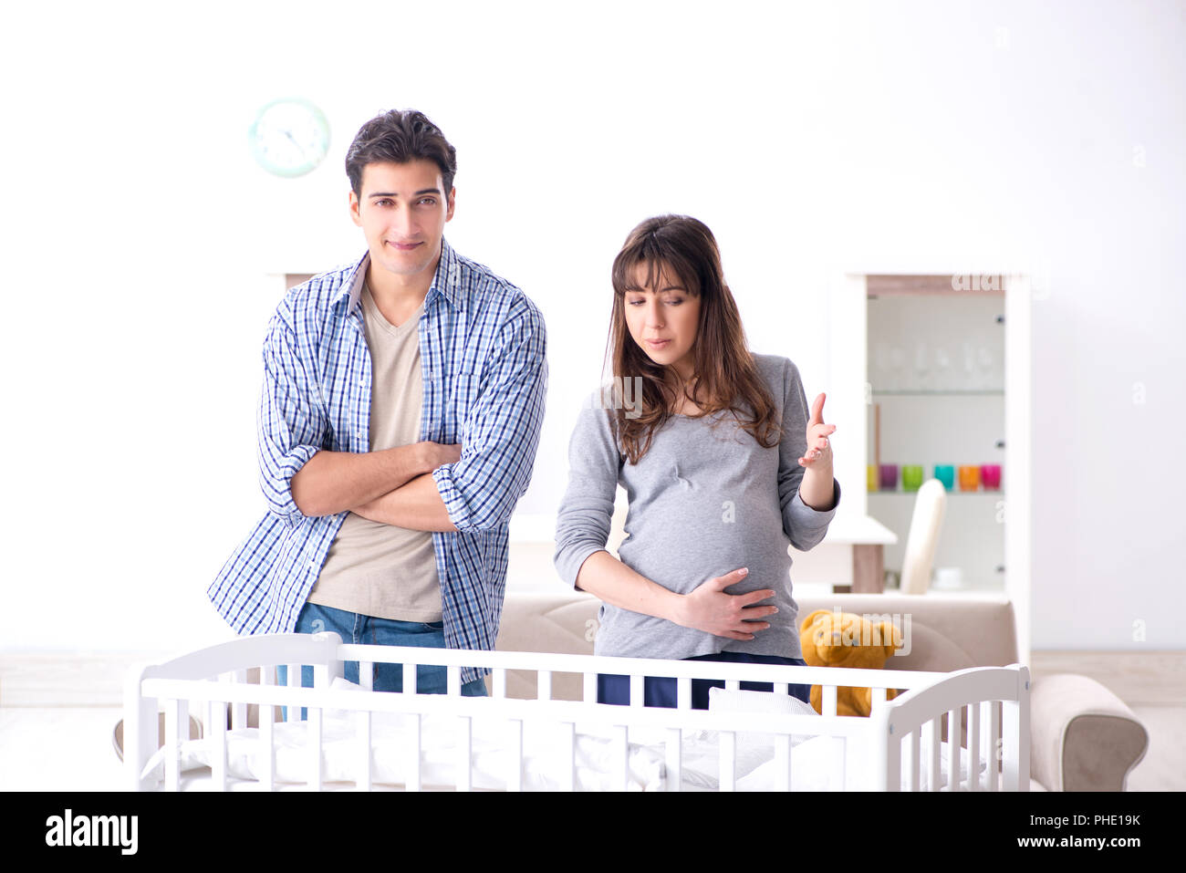 Young parents expecting their first baby Stock Photo - Alamy