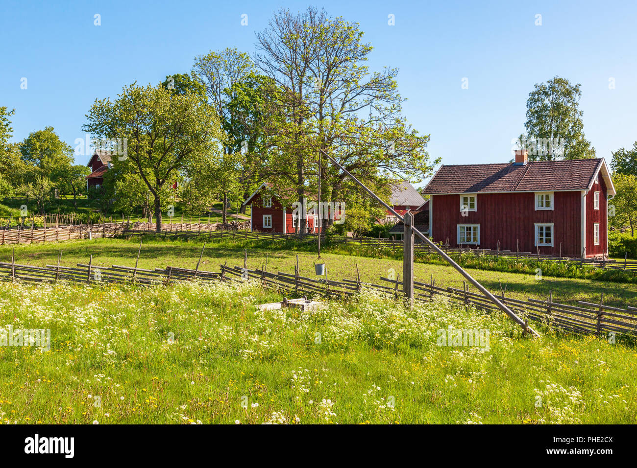 Old farmhouse water well hi-res stock photography and images - Alamy