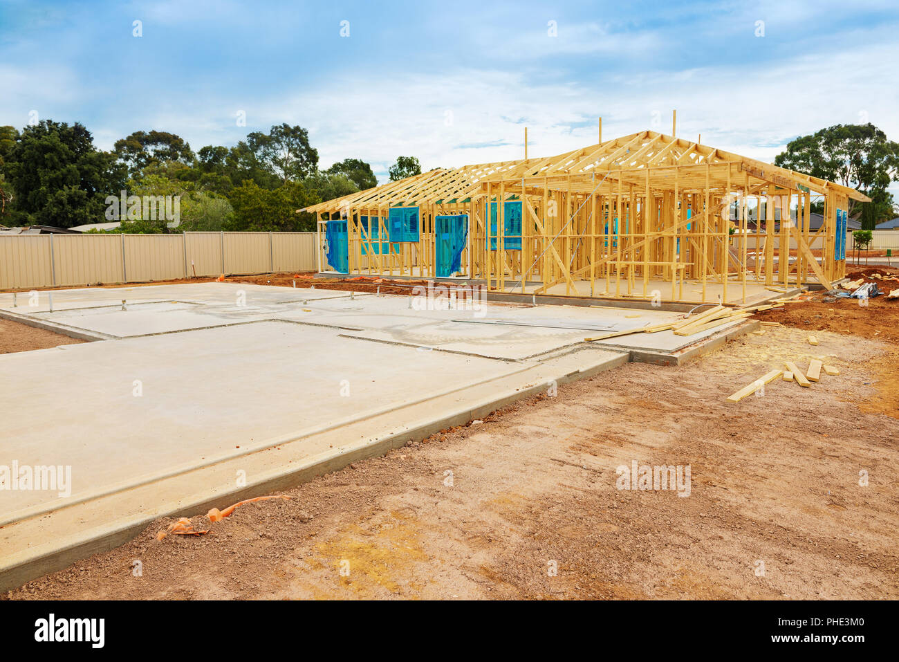 Construction site preparation Stock Photo - Alamy