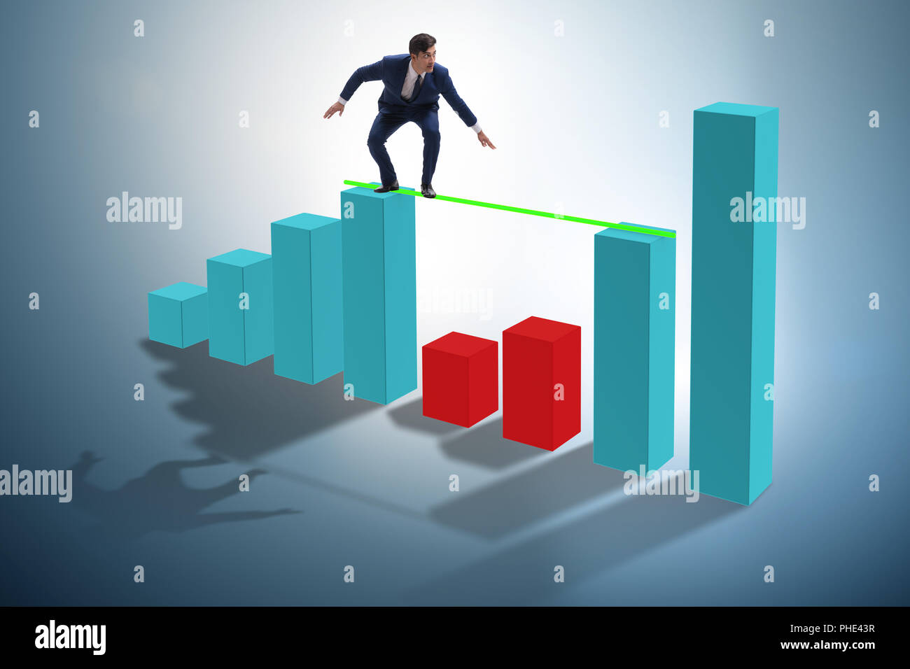 Growing bar charts in hi-res stock photography and images - Alamy