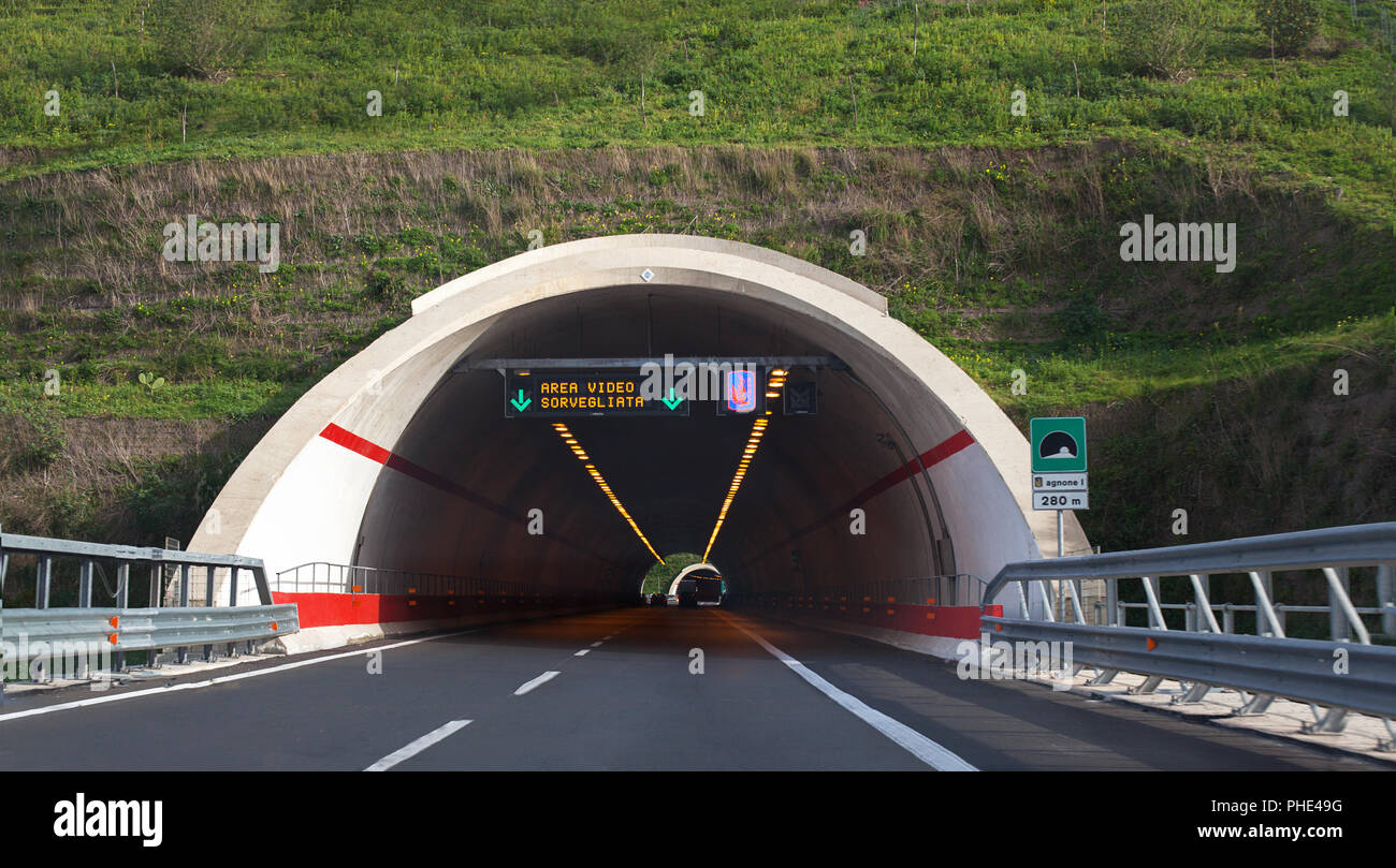 Car tunnel italy hi-res stock photography and images - Alamy