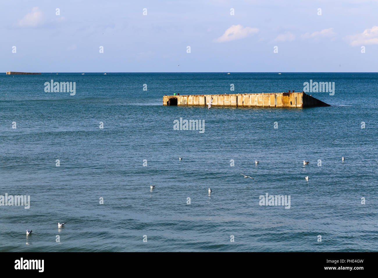 Arromanches and Asnelles Stock Photo - Alamy