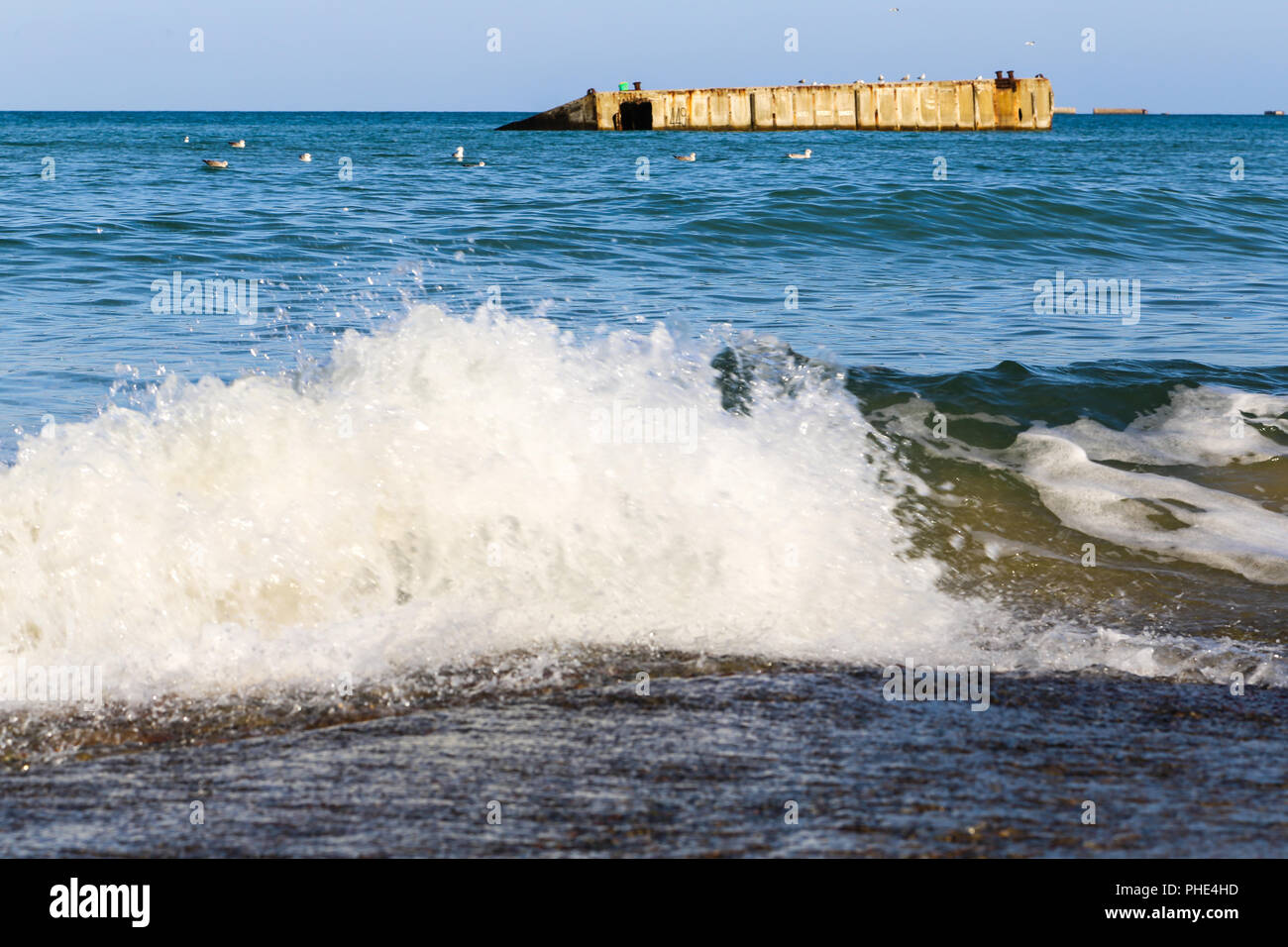 Arromanches and Asnelles Stock Photo - Alamy