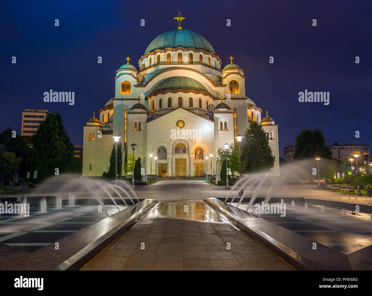 Saint sava cathedral hi-res stock photography and images - Alamy