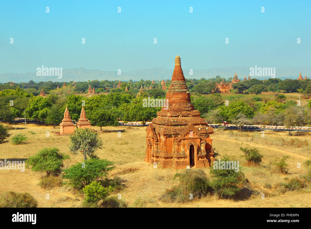 Temples in Bagan, Myanmar Stock Photo - Alamy