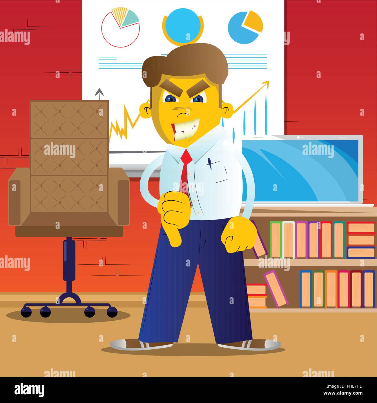 Cartoon man complaint hi-res stock photography and images - Alamy