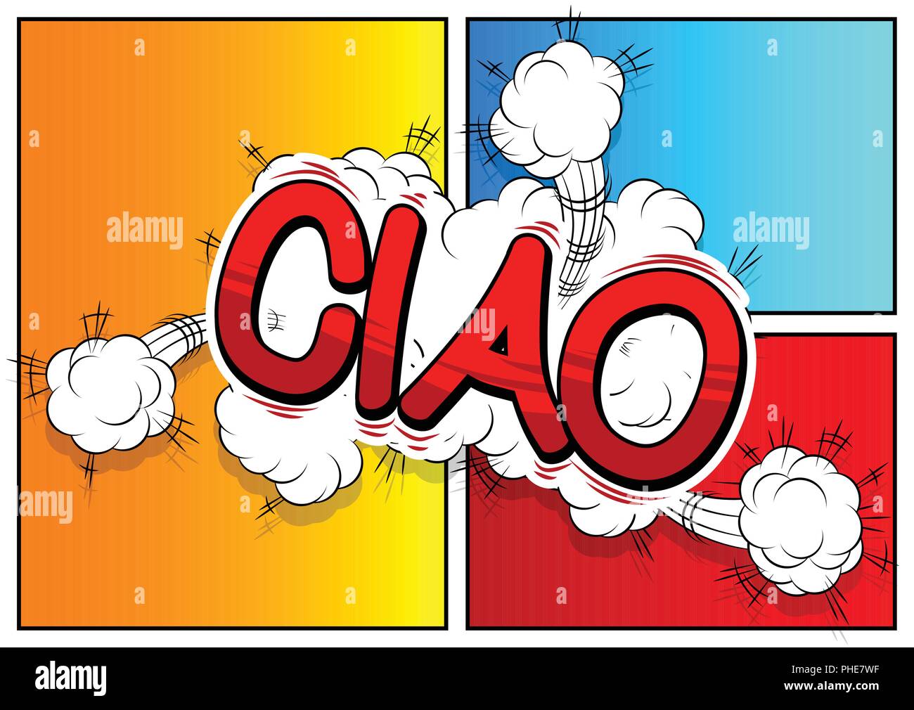 Hi and bye Stock Vector Images - Alamy