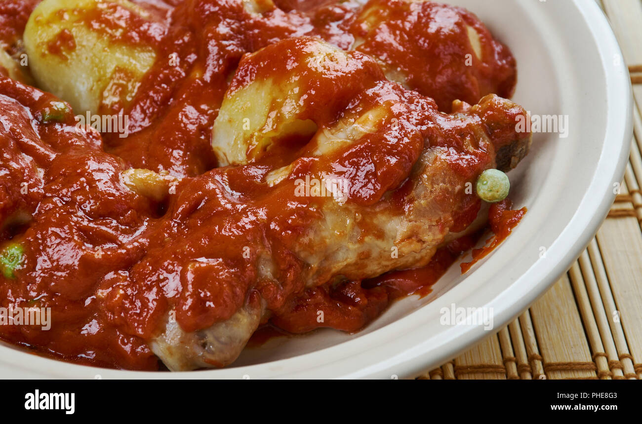 Durban Chicken Curry Stock Photo - Alamy