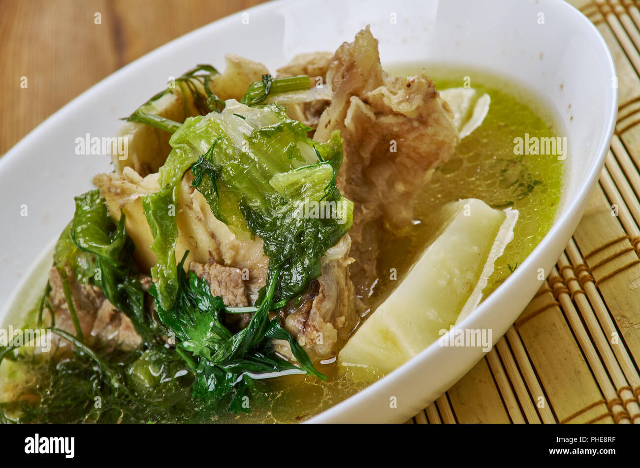 Nigerian bitter leaf soup Stock Photo - Alamy