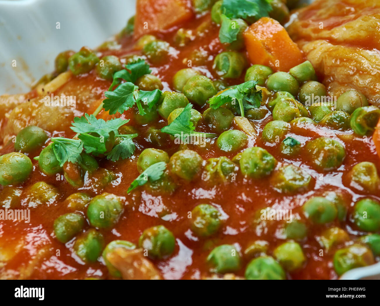 Mancare de mazare Stock Photo - Alamy