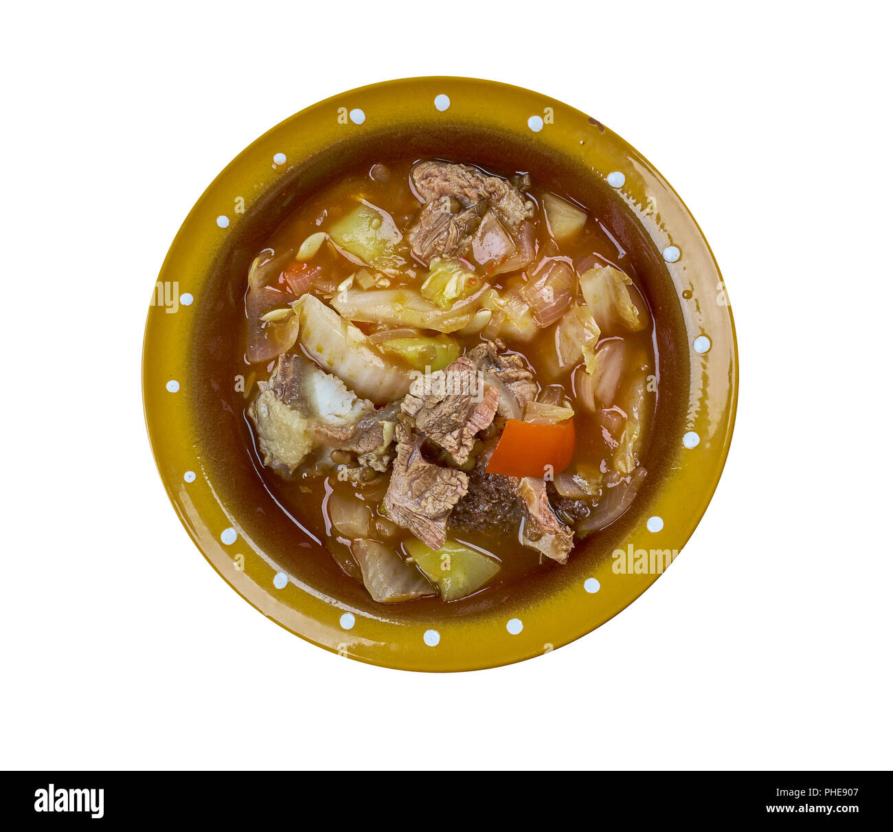 Romanian Vegetable stew with beef Stock Photo - Alamy