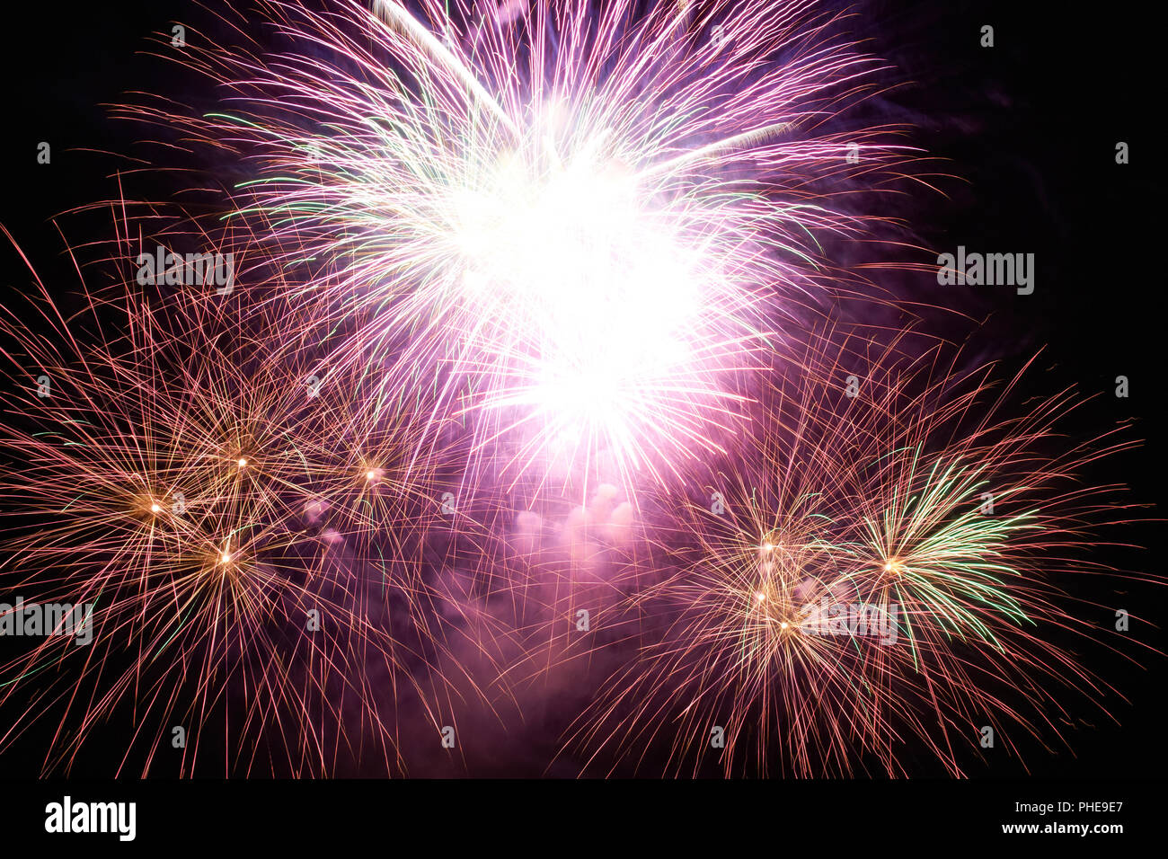 Fireworks display colorful public display hi-res stock photography and ...