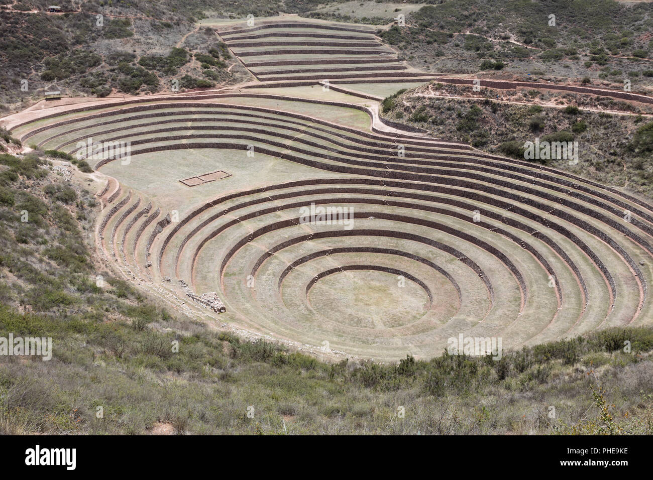 circular terraces at Moray Stock Photo - Alamy
