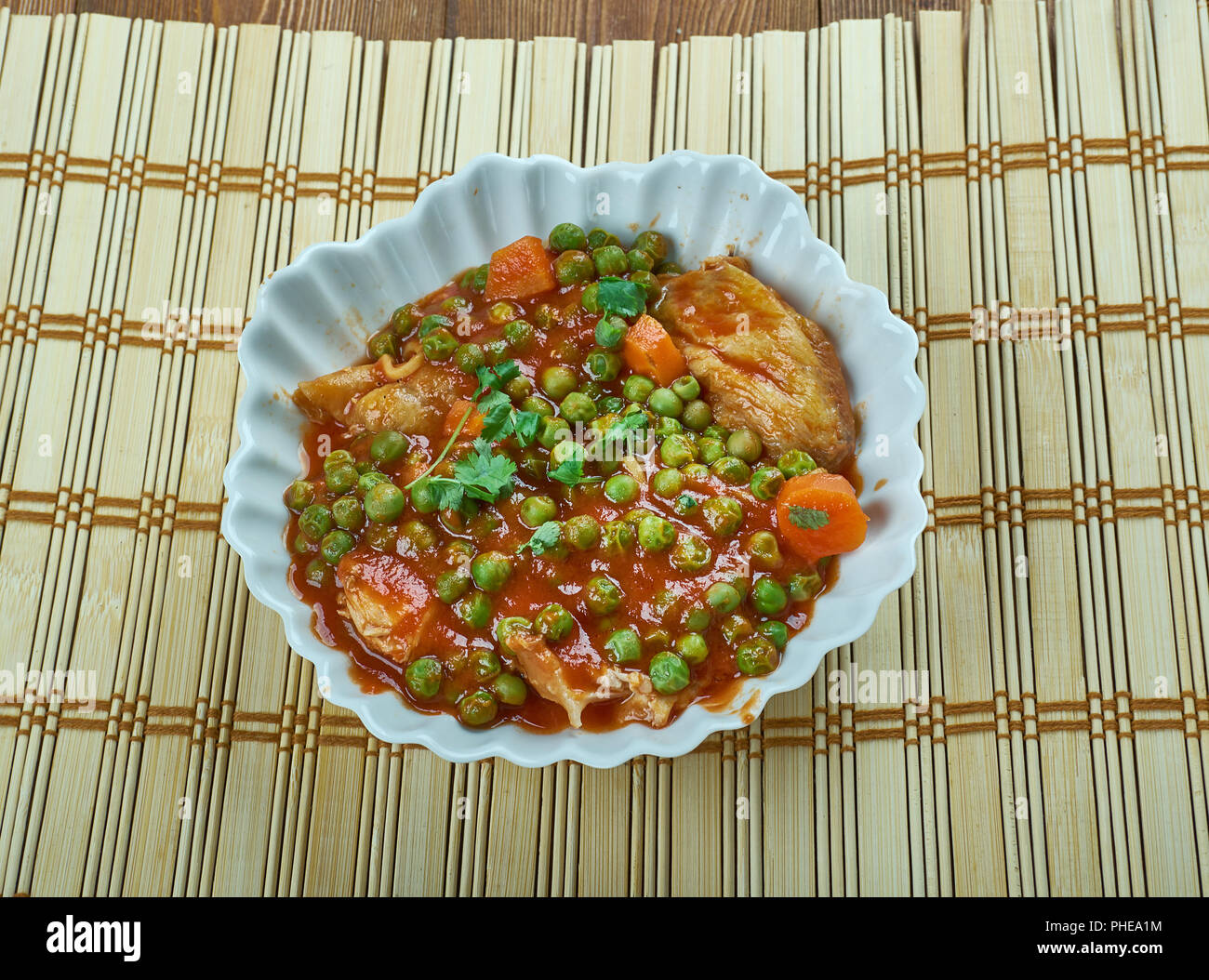 Mancare de mazare Stock Photo - Alamy