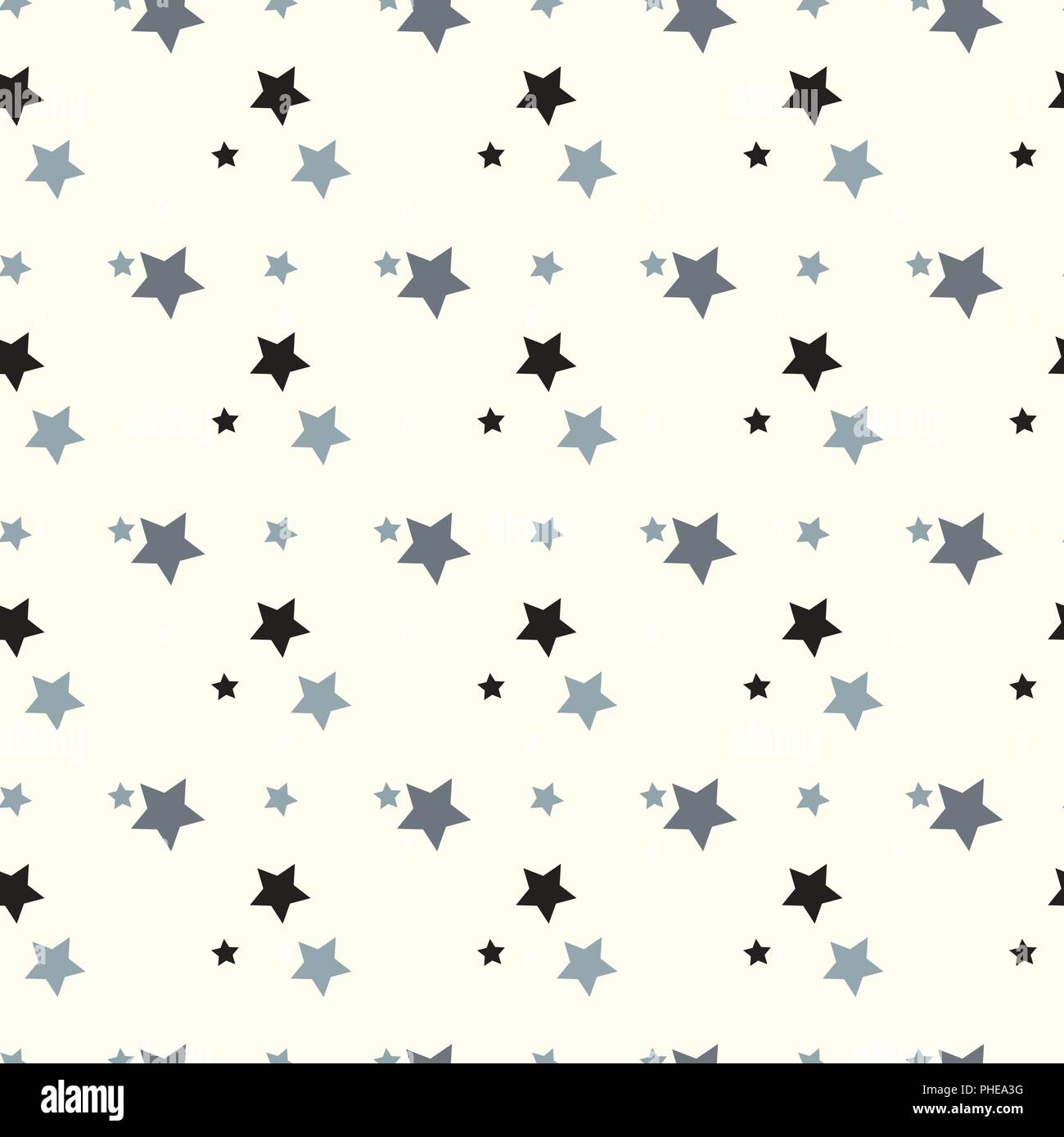 Seamless texture of a Stars. Vector flat illustration on a white ...