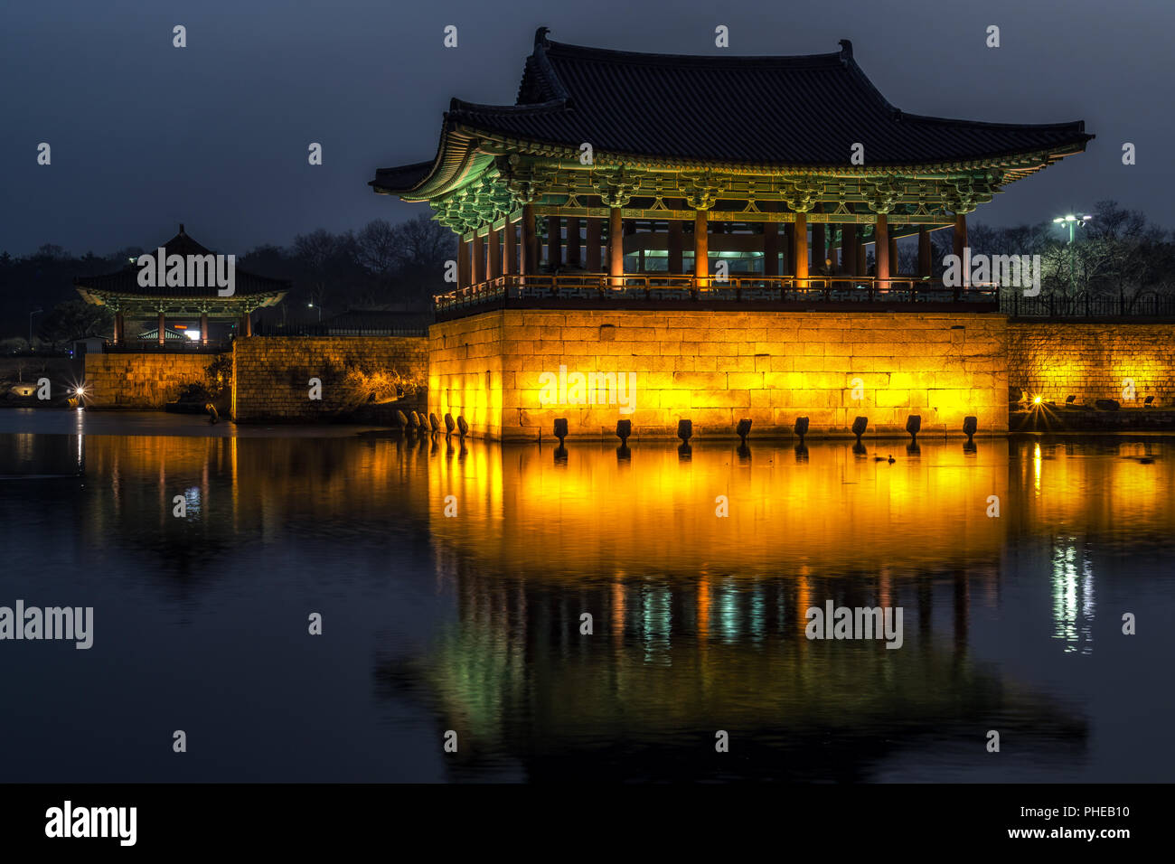 donggung palace and wolji pond in gyeongju Stock Photo - Alamy
