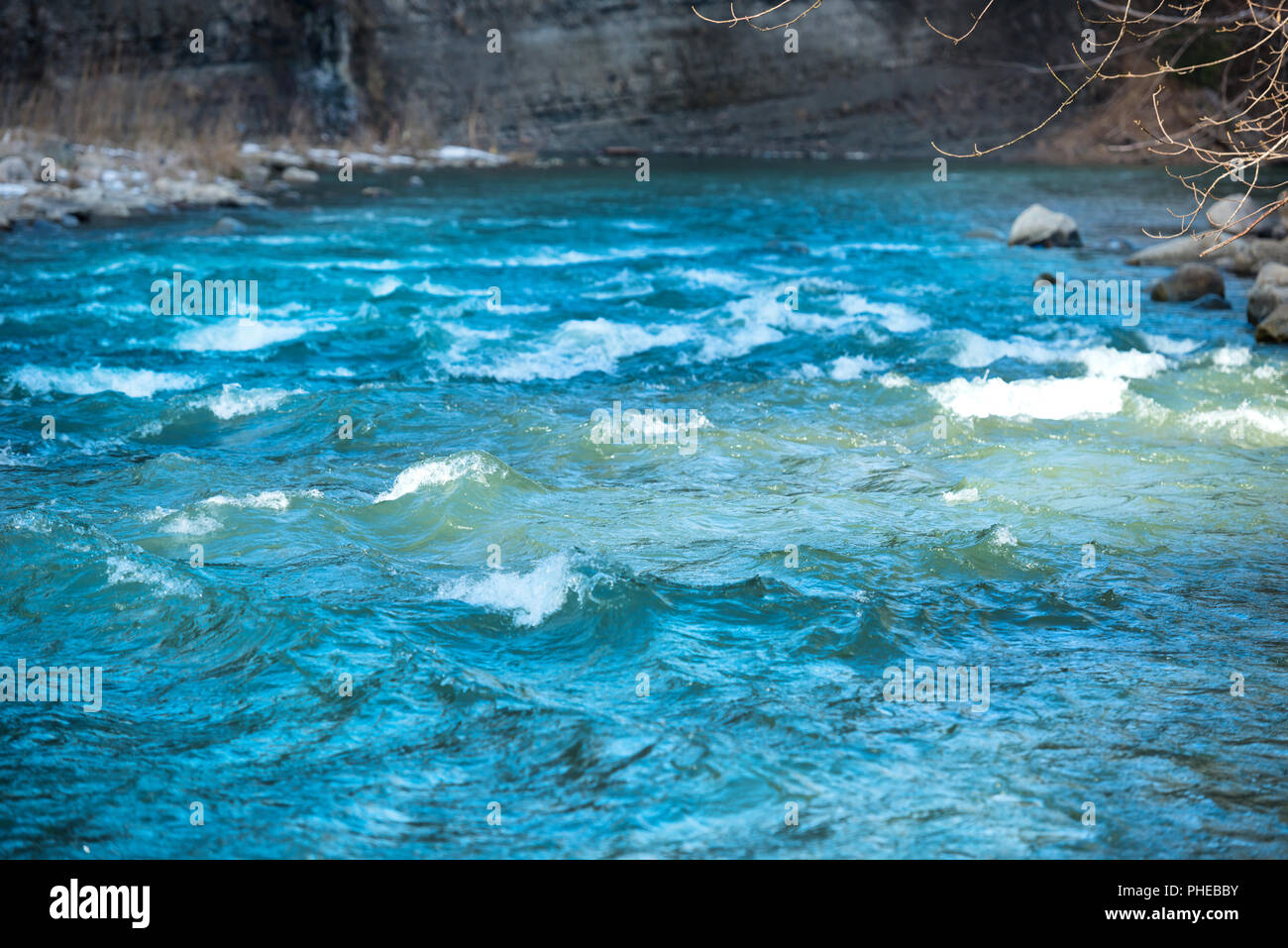 Blue water river hi-res stock photography and images - Alamy