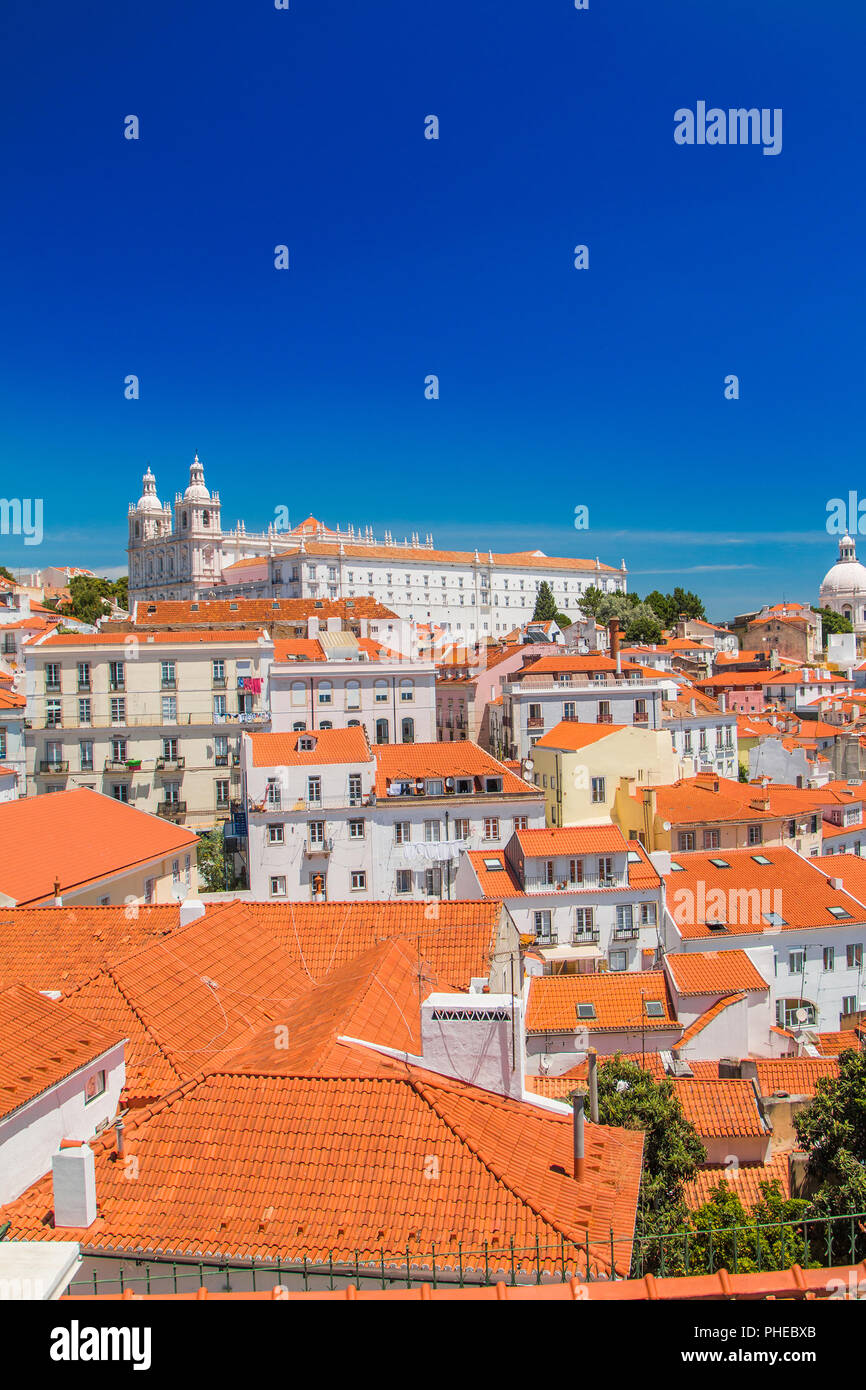 Aerial view lisbon cathedral hi-res stock photography and images - Alamy