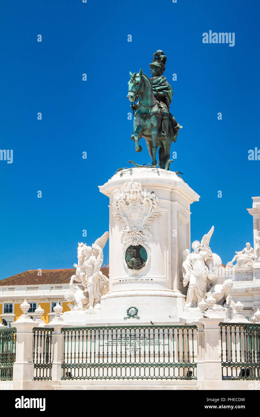 Equestrian statue of king jose i hi-res stock photography and images ...