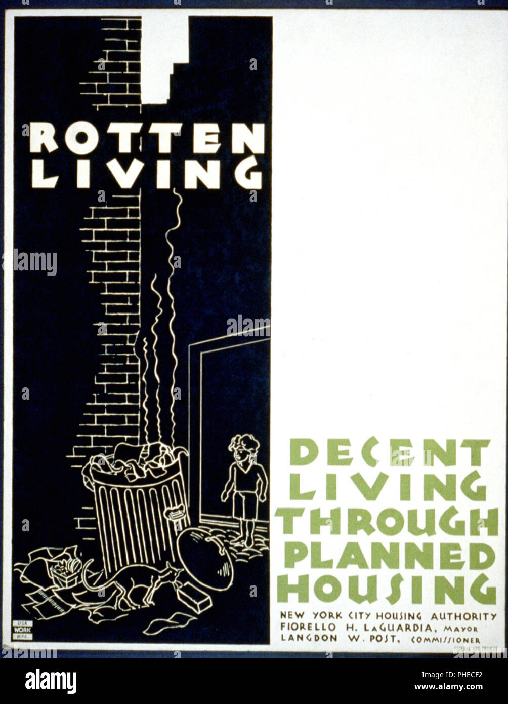 Garbage can trash poster hi-res stock photography and images - Alamy