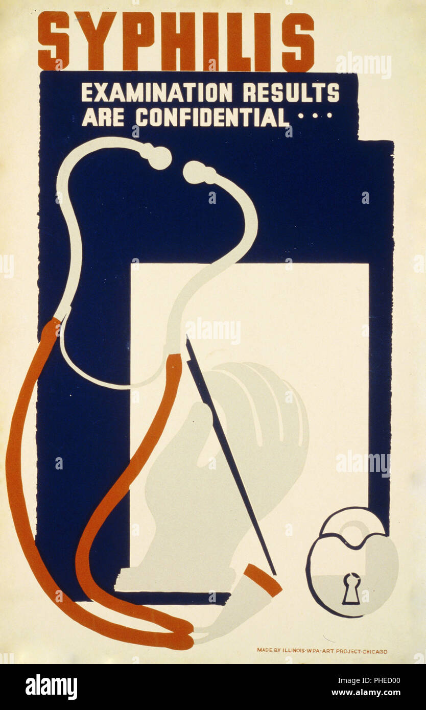 1940s syphilis posters hi-res stock photography and images - Alamy