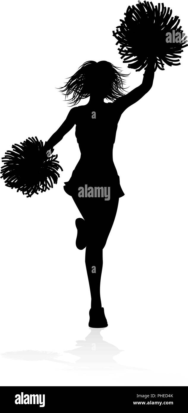 High school cheerleader girl Stock Vector Images - Alamy