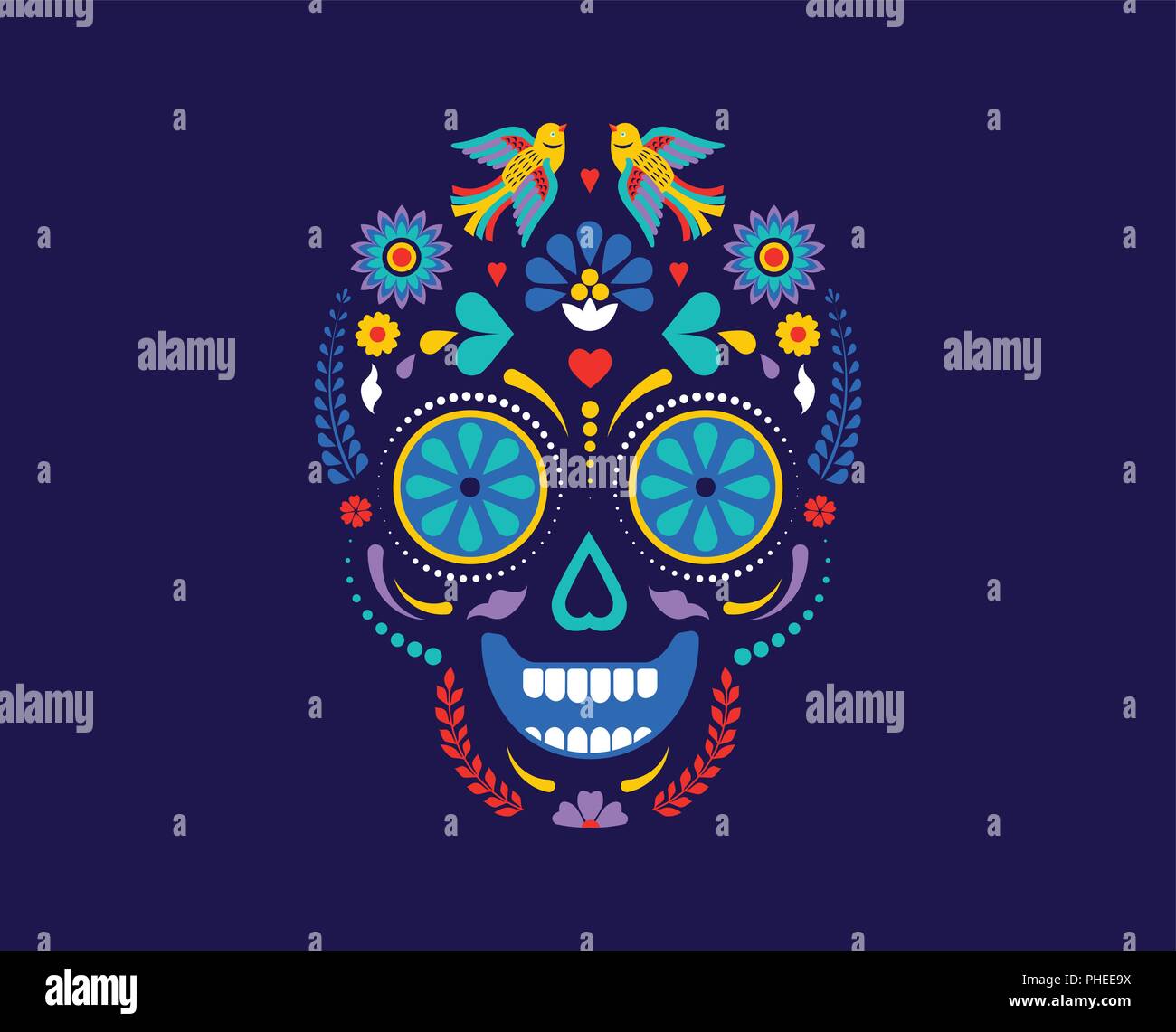 Day of the dead, Dia de los muertos background, banner and greeting ...