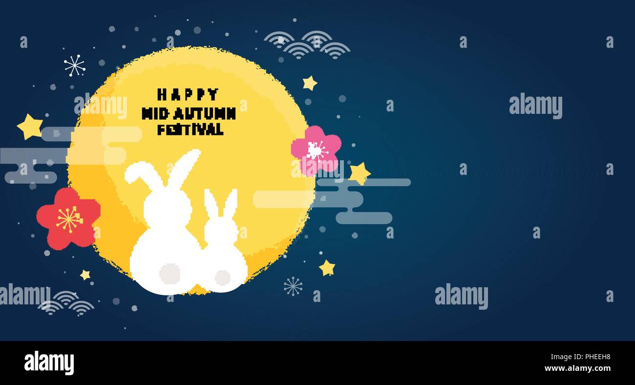 Happy Mid Autumn Festival. Mid Autumn. Vector banner, background and ...