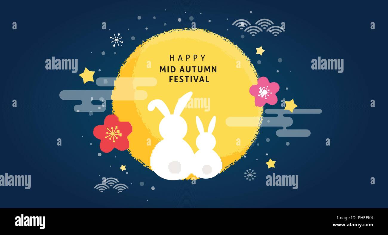 Happy Mid Autumn Festival. Mid Autumn. Vector banner, background and ...