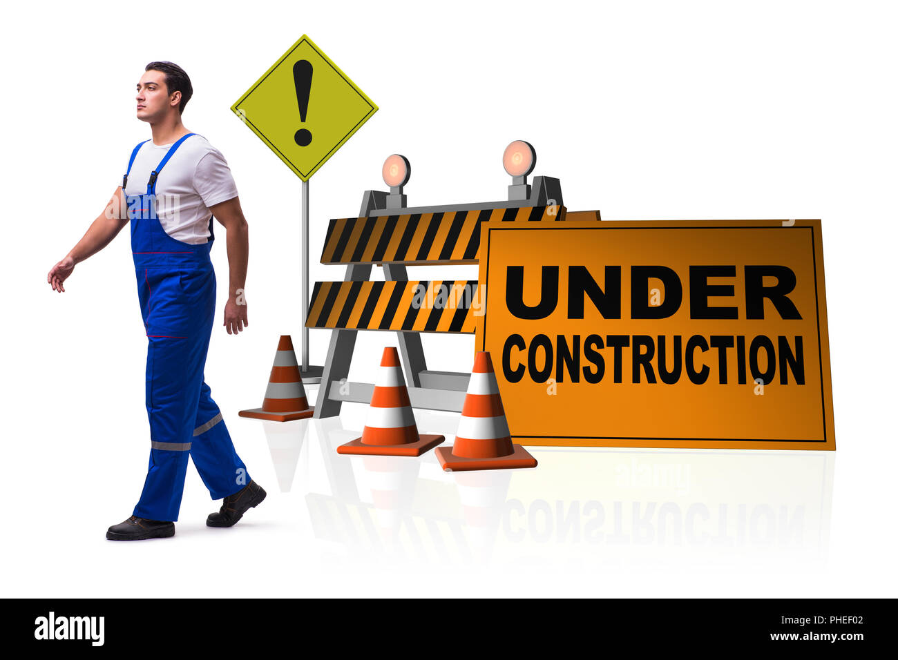 Concept of under construction for your webpage Stock Photo - Alamy