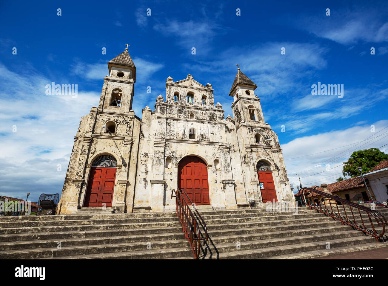 Colonial architecture in Nicaragua Stock Photo - Alamy