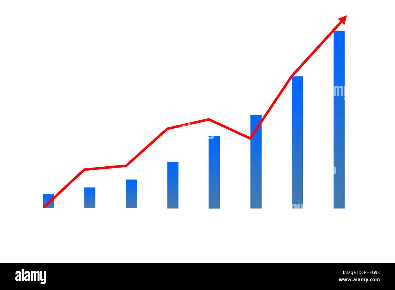 Financial progress icon hi-res stock photography and images - Alamy