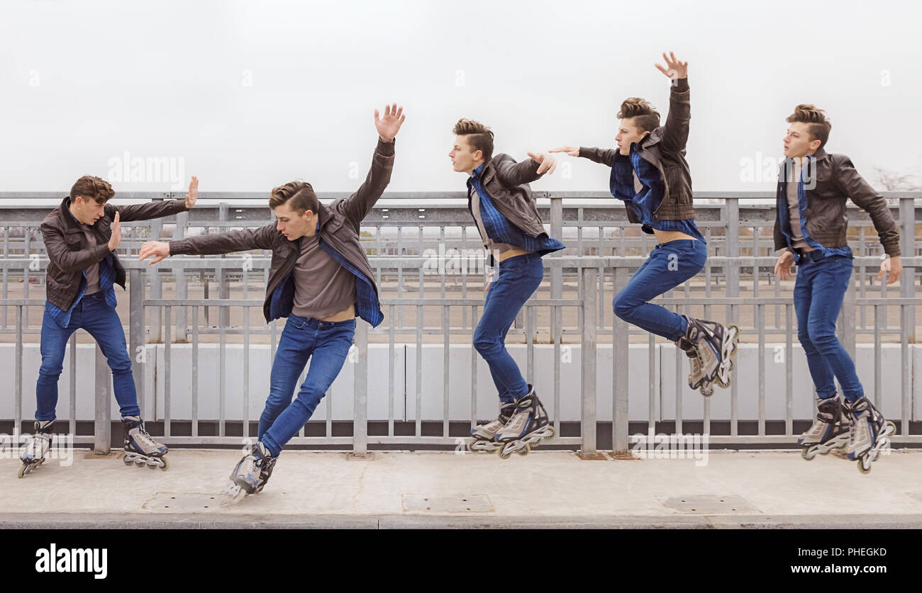 Portrait jump hi-res stock photography and images - Alamy