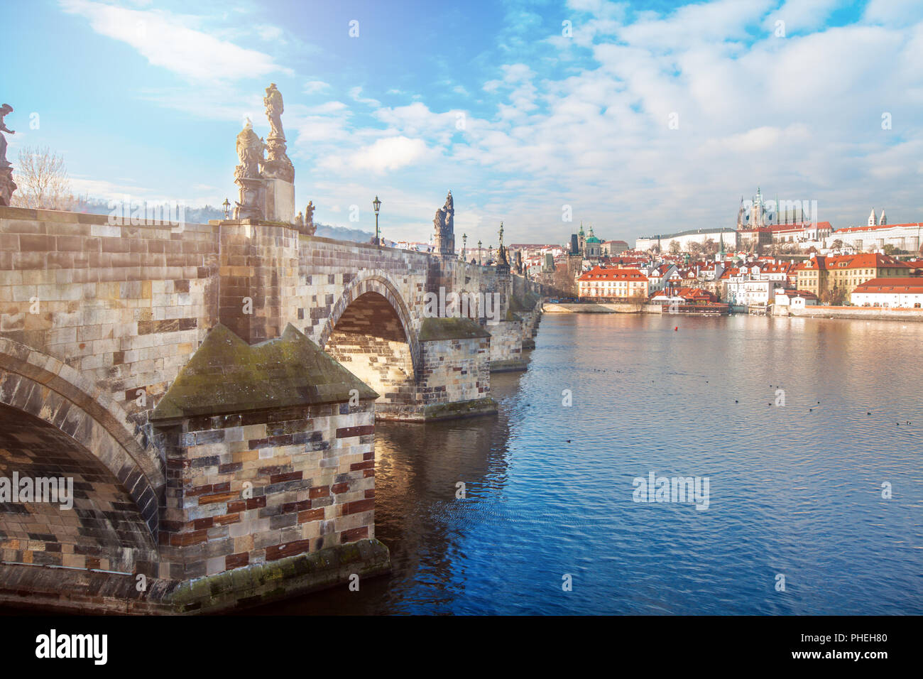 Charles bridge sculptures hi-res stock photography and images - Alamy