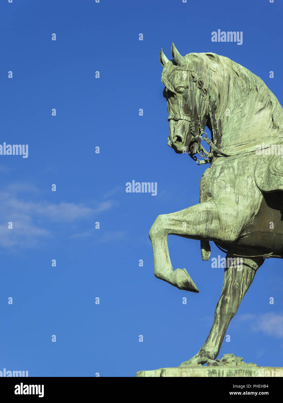 copper horse statue Stock Photo - Alamy