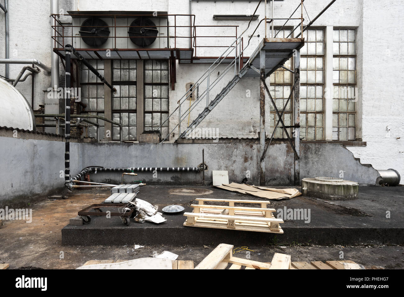 Production Building of an old Soap Factory Stock Photo - Alamy