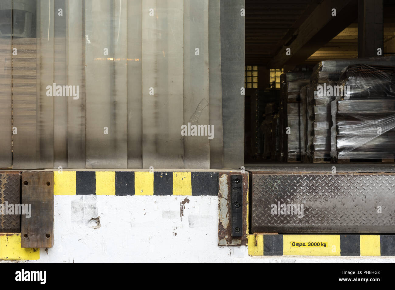 Loading Ramp in an old Soap Factory Stock Photo - Alamy