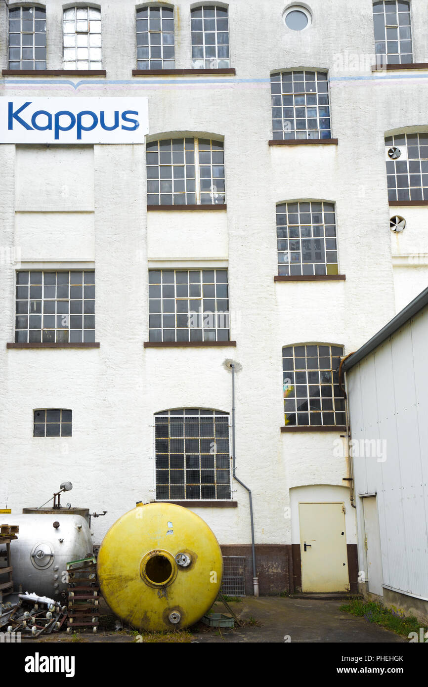 Production Building of an old Soap Factory Stock Photo - Alamy