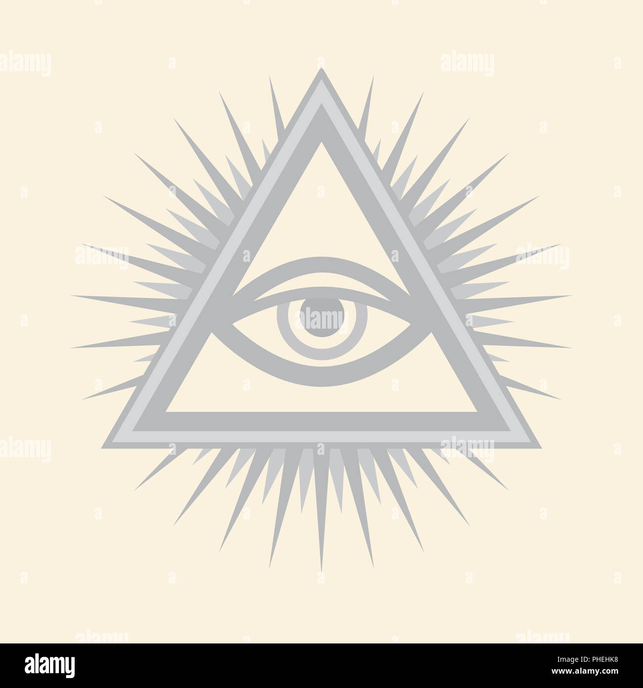 All-Seeing Eye (The Eye of Providence Stock Photo - Alamy