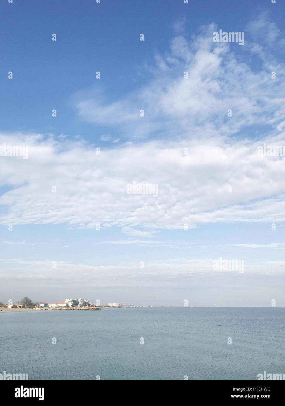 Blue sea background Stock Photo - Alamy