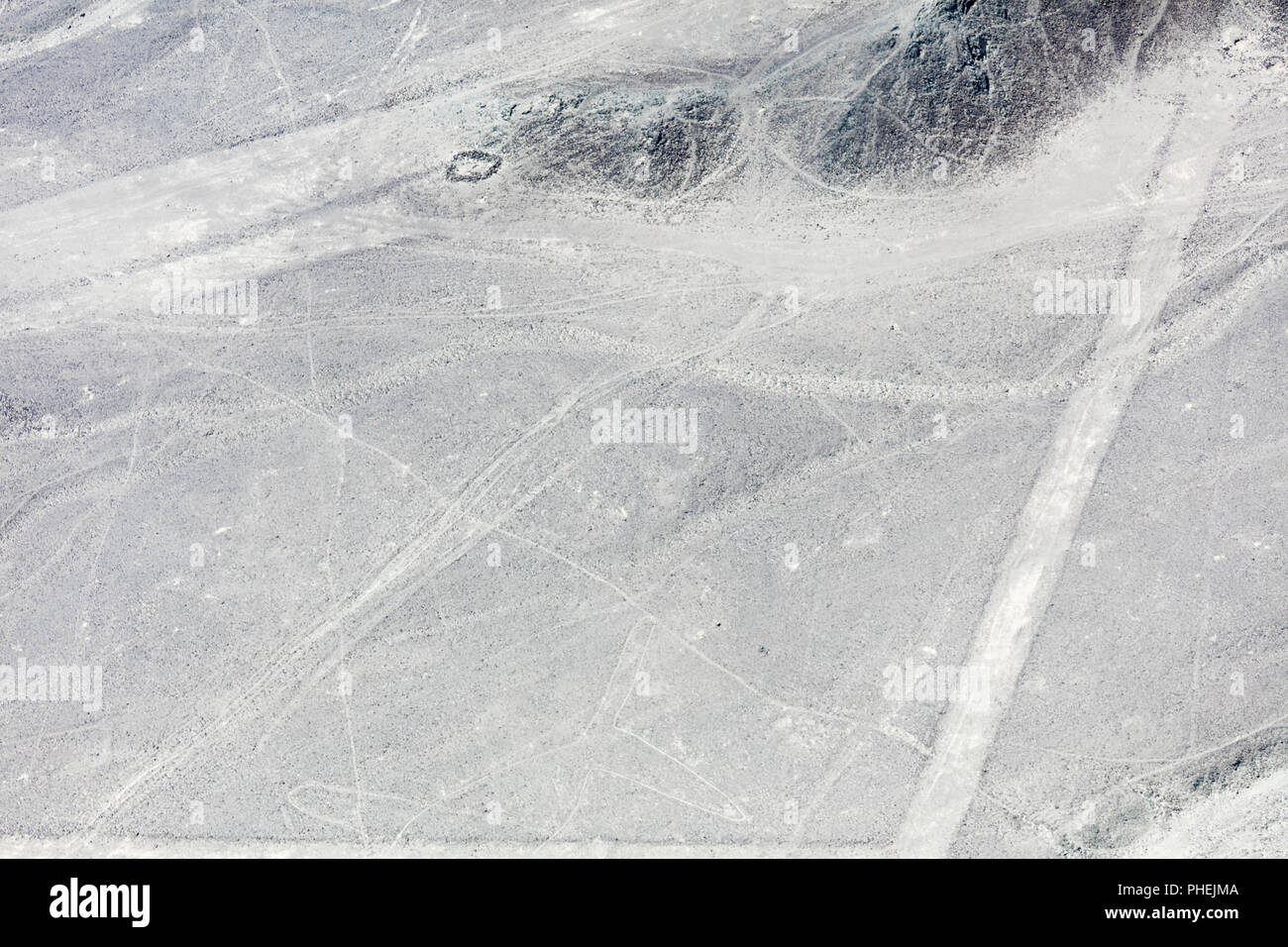 Nazca lines from the aircraft Stock Photo - Alamy